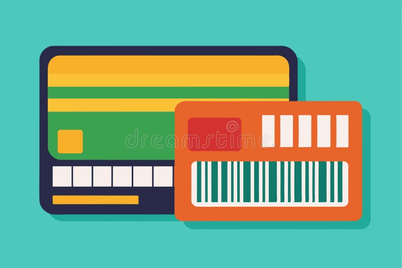 A Debit Card is Placed Next To a Payment Barcode, Showcasing Methods for Modern Cashless ...