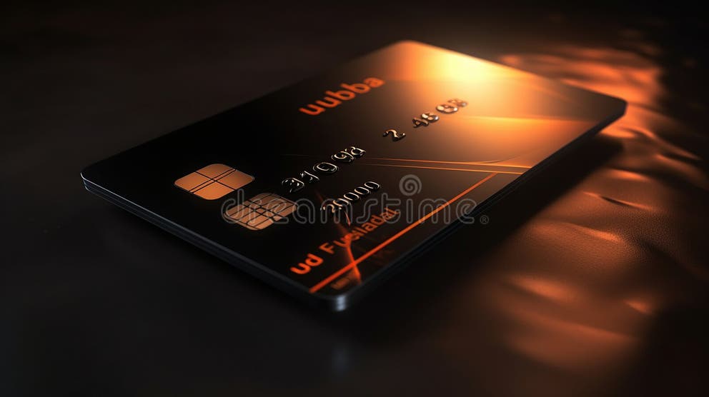 Debit Card, Premium Card,, Generated Ai Image Stock Illustration ...