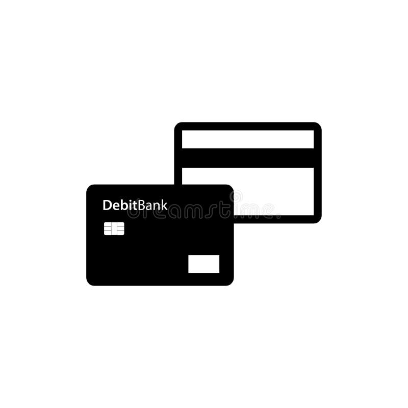 Debit Card Vector for Finance Icon Needs Stock Illustration ...