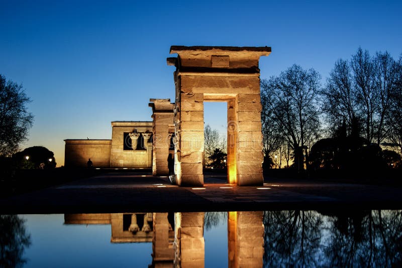 Debod temple stock photo. Image of temple, egipt, debod - 89330810