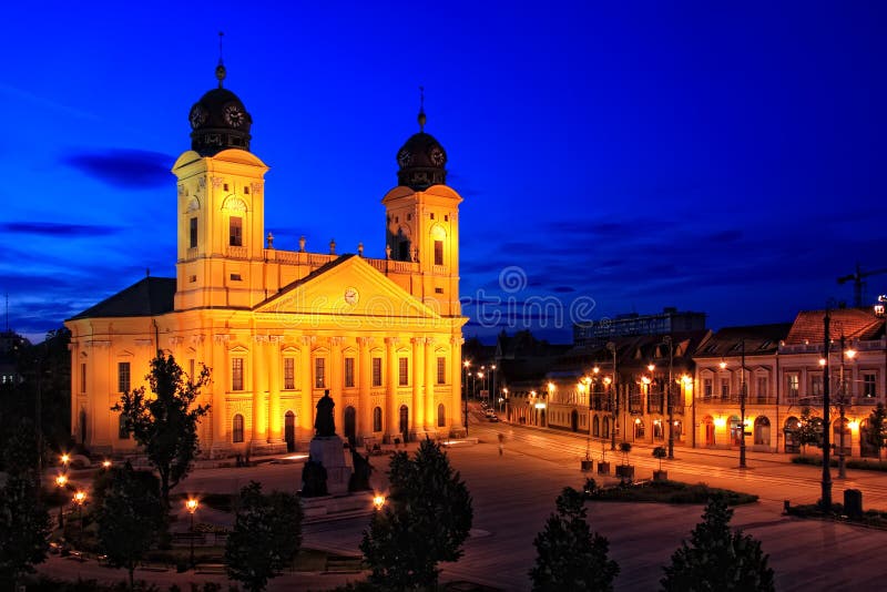 Debrecen city, Hungary stock photo. Image of temple, landmark - 27596020