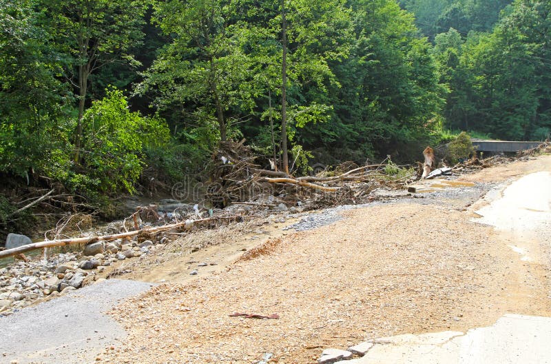 Debris after flood stock image. Image of ruined, overflow - 29438447