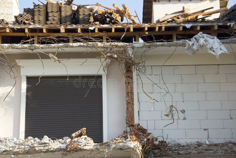 Debris Home stock image. Image of house, disaster, environmental - 66704235