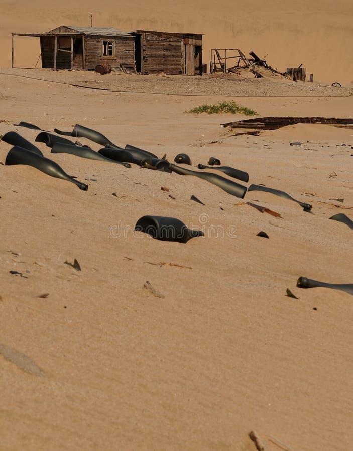 Debris Left Behind in the Namib Desert Stock Photo - Image of namib ...