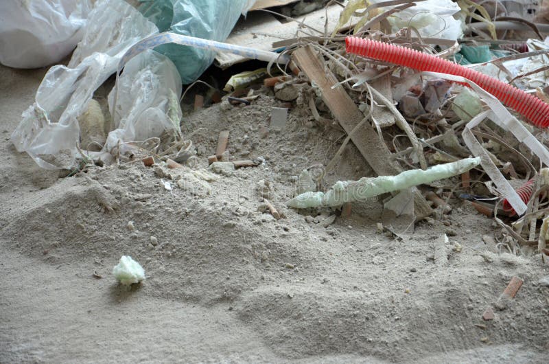 Debris stock image. Image of outdoor, waste, rocks, refuse - 40341301