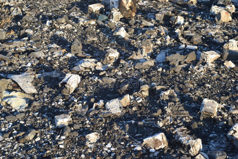 Debris Scattered on the Ground Stock Image - Image of harm ...