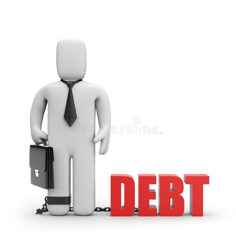 Debt stock illustration. Illustration of business, important - 15080787