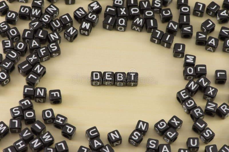 The debt stock image. Image of financial, disease, business - 82405883