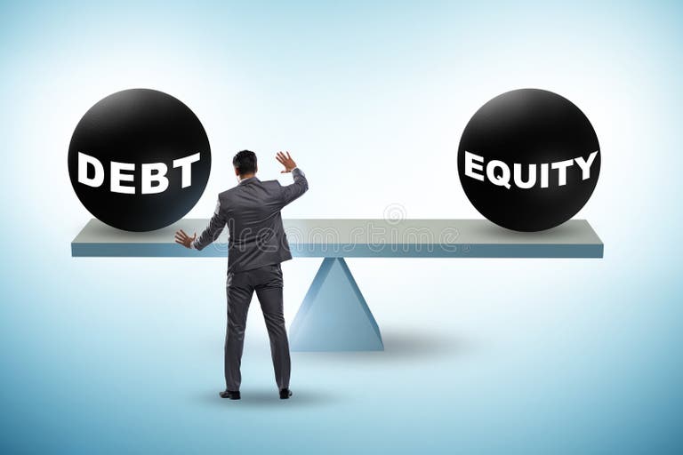 Debt or Equity Concept As Financing Options Stock Photo - Image of share, invest: 289877030