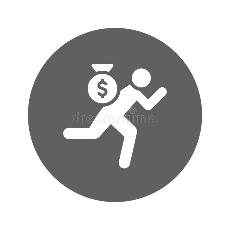 Debt Icon. Simple Editable Vector Graphics Stock Vector - Illustration ...