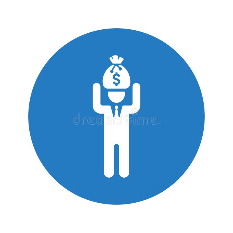 Debt Icon. Simple Editable Vector Graphics Stock Vector - Illustration ...