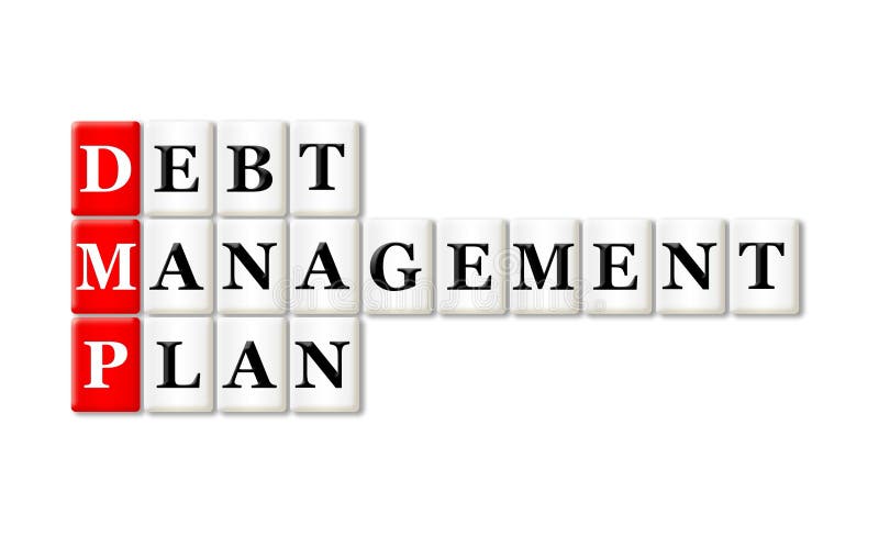 Debt Management Plan stock illustration. Illustration of financial ...