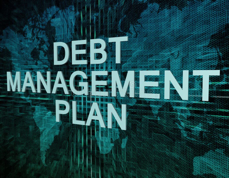 Debt Management Plan stock illustration. Illustration of income - 47632441