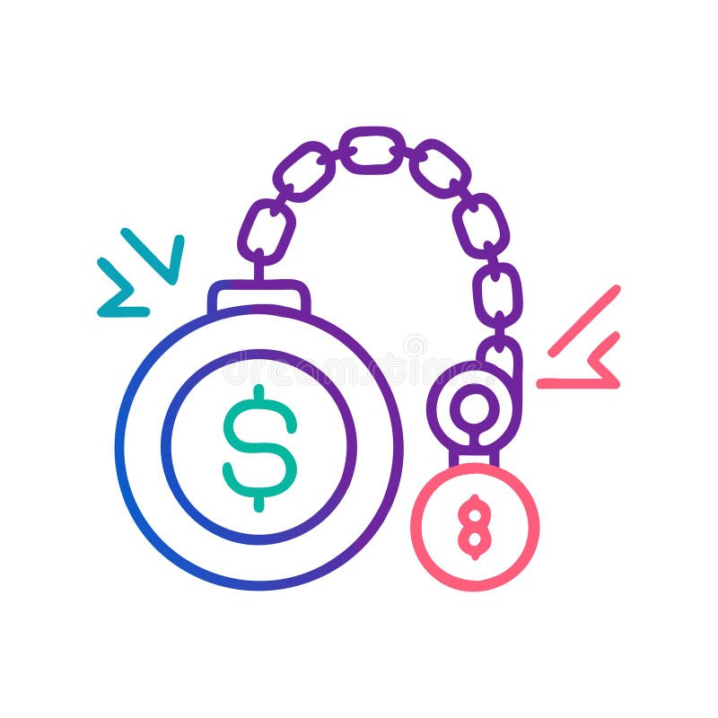 Debt Restructuring Visual Icon Stock Vector - Illustration of ...