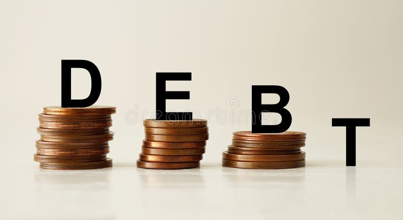 Debt Wording Top Decreasing Coins Stacking Stock Photos - Free & Royalty-Free Stock Photos from ...