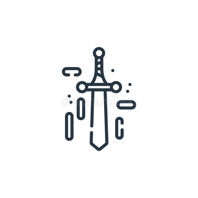 Debuff Icon Vector from Esports Concept. Thin Line Illustration of ...