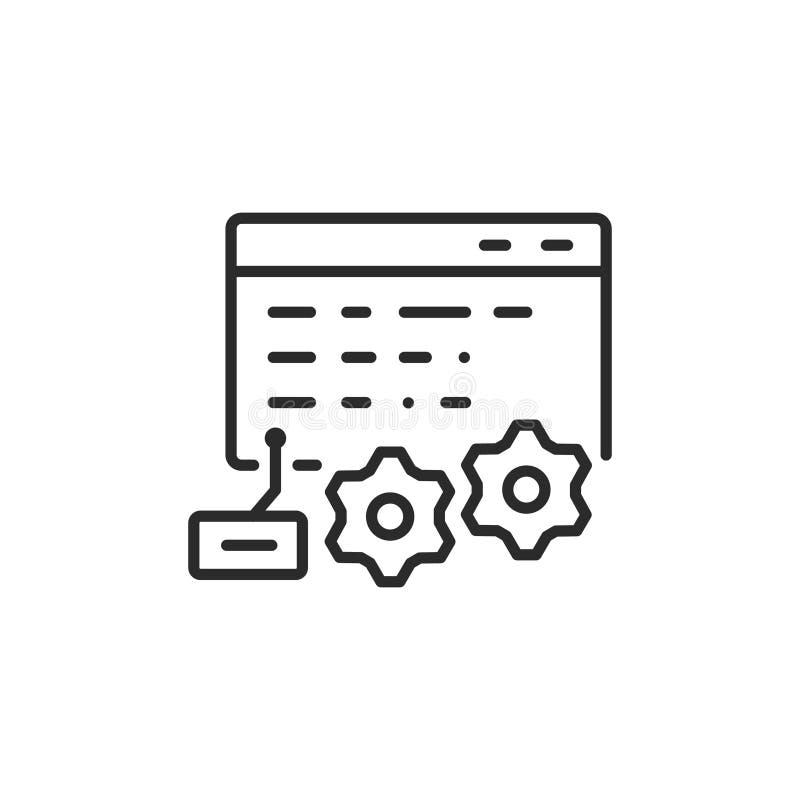 Debug Tool Icon stock illustration. Illustration of html - 393577422