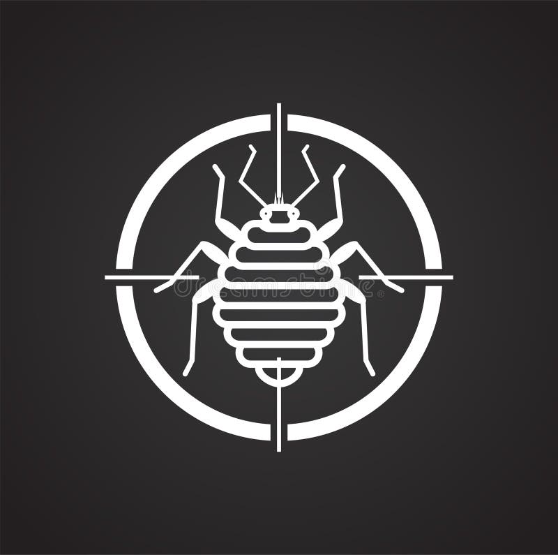 Debugging Icon on Black Background for Graphic and Web Design, Modern ...
