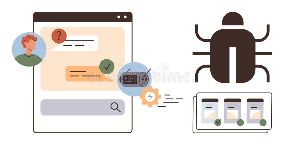 Chatbot Screens Stock Illustrations – 128 Chatbot Screens Stock ...