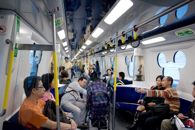 2 Dec 2007 Hong Kong Disney Line in MTR Station Editorial Stock Image ...