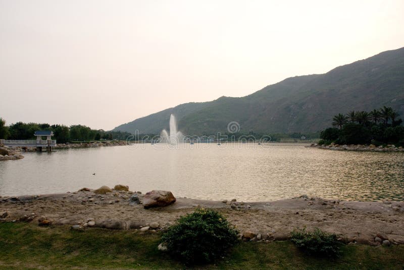 2 Dec 2007 the Lake, Inspiration Lake Recreation Centre, Hk Stock Image ...