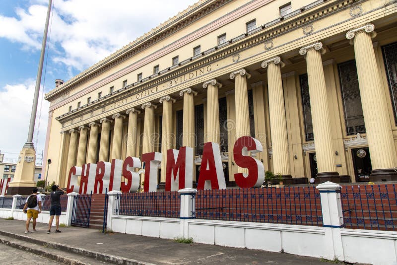 Manila Post Office Building Scenery, Manila, Philippines, Dec 21, 2019 ...