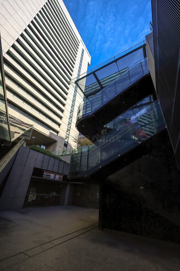 Dec 8 2024 Modern Architectural Design with Glass Structures, Tokyo Editorial Stock Image ...