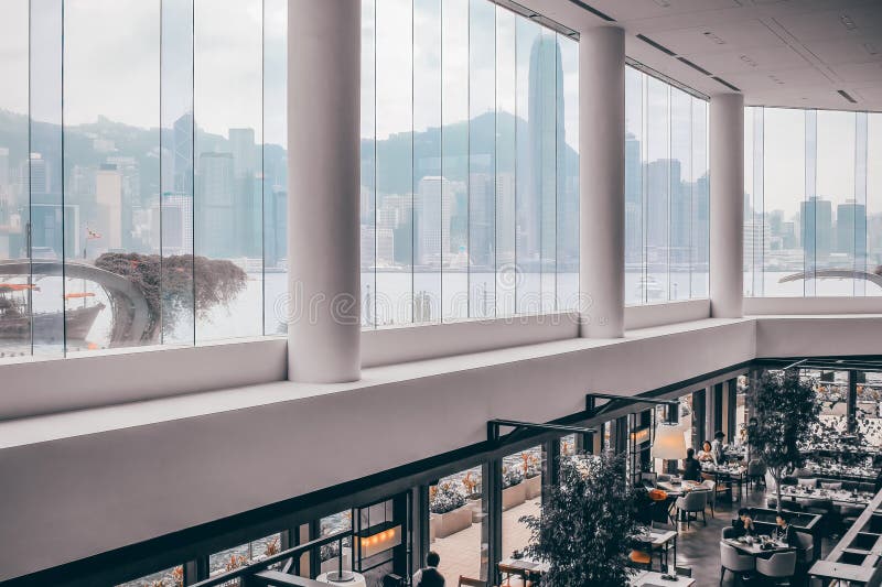 Dec 14 2023 Modern Urban Skyscraper Building with Interior Design Decor ...