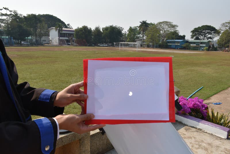 The solar eclipse editorial stock image. Image of bright - 167665179