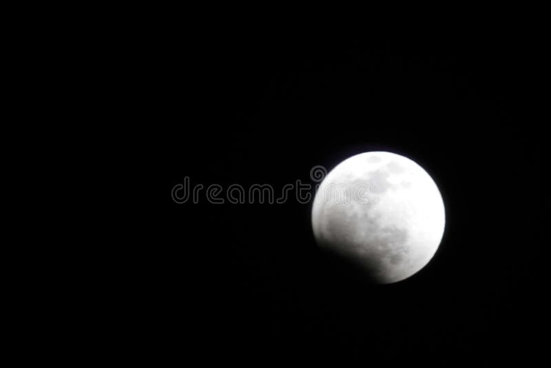 The Total Lunar Eclipse, the Moon Phases 10 Dec 2011 Stock Photo ...