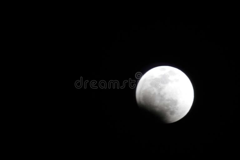 The Total Lunar Eclipse, the Moon Phases 10 Dec 2011 Stock Photo ...