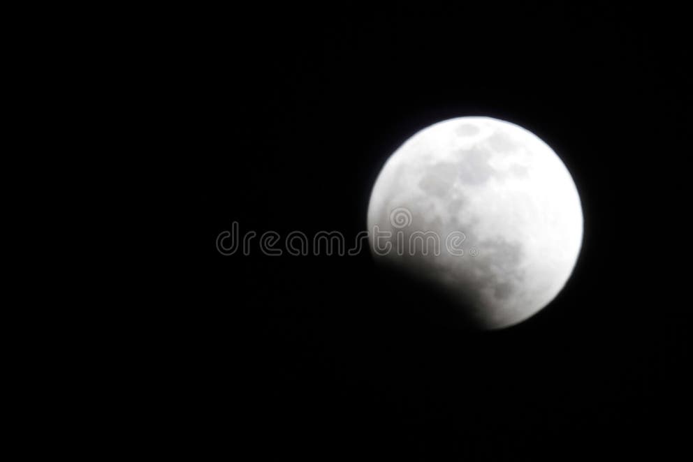 The Total Lunar Eclipse, the Moon Phases 10 Dec 2011 Stock Image ...