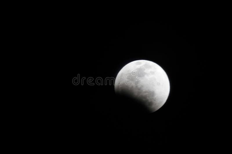 The Total Lunar Eclipse, the Moon Phases 10 Dec 2011 Stock Photo ...