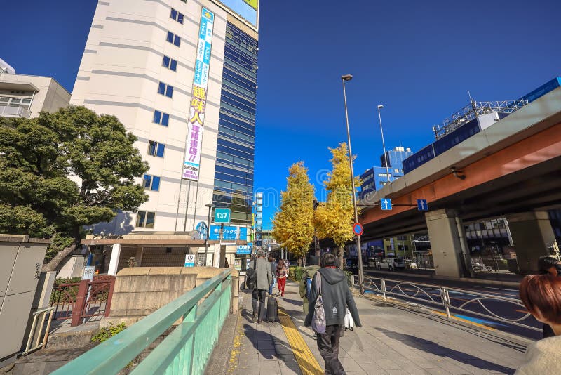 Dec 8 2024 Urban Intersection with Elevated Highway, Tokyo Editorial ...