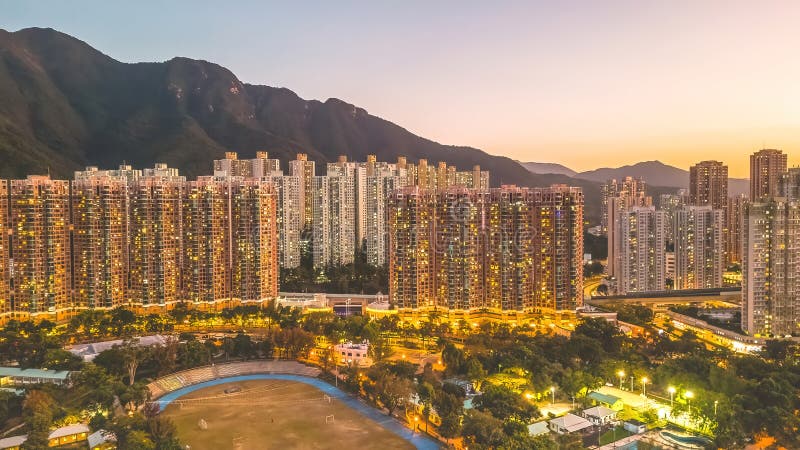 Wu Kai Sha Area with Modern Residential Building 23 Dec 2022 Editorial ...