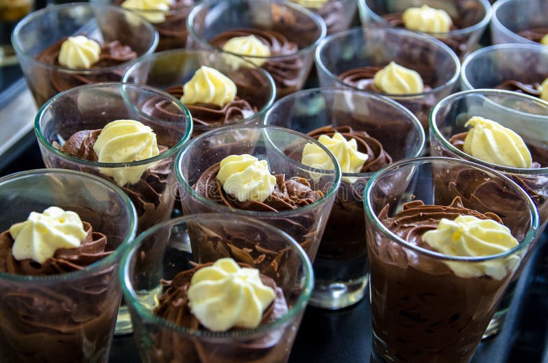 Decadent Chocolate Cake with Chocolate Ganache Stock Photo - Image of ...