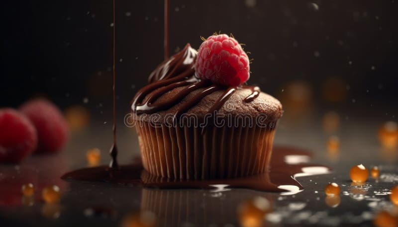 Decadent Chocolate Raspberry Cupcake, a Sweet Indulgence for Any ...