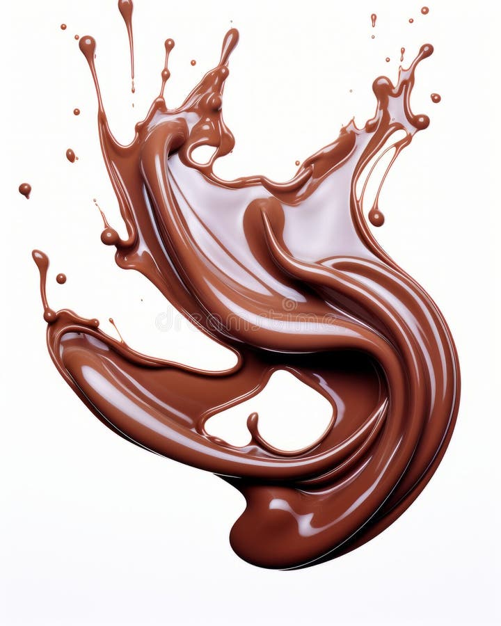 Decadent Chocolate River: a Feast for the Eyes and Soul! Stock ...