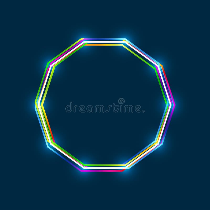 Decagon Outline Icon. Detailed Set Of Geometric Figure. Premium Graphic ...