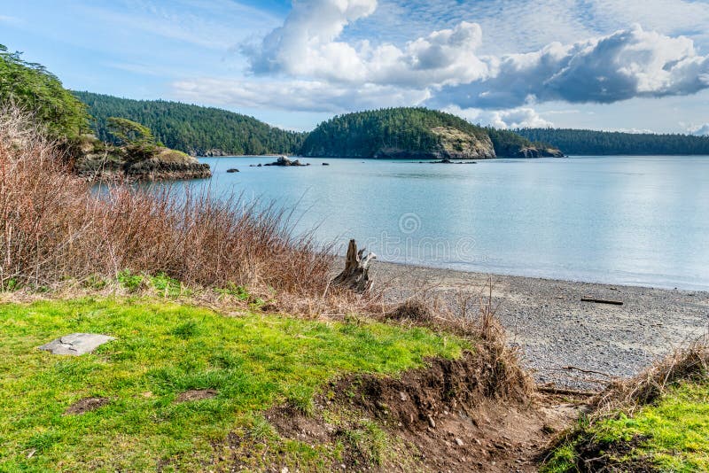 Deception Pass Landscape stock image. Image of pacific - 313697493