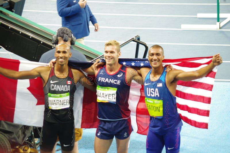 The Decathlon Medalist at Rio2016 Editorial Stock Photo - Image of ...