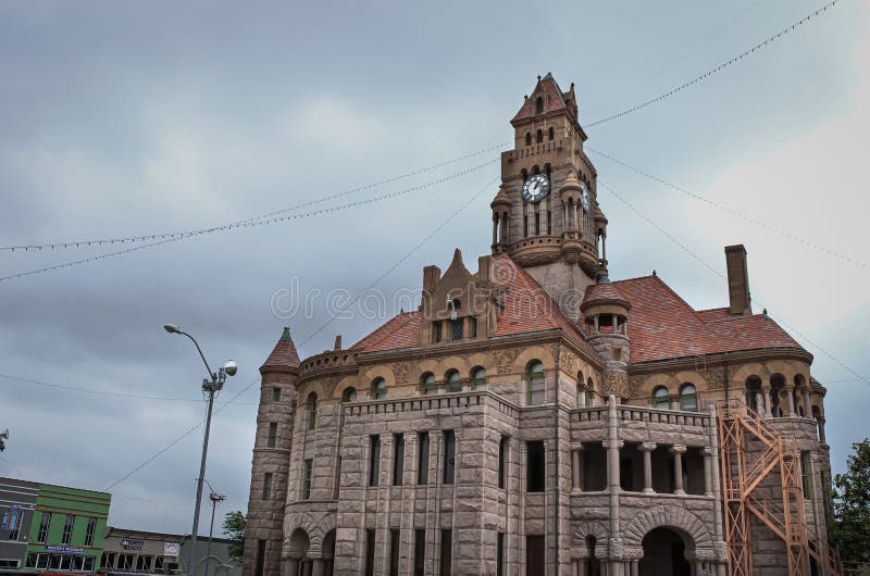 Decatur Courthouse editorial stock image. Image of tower - 278142374