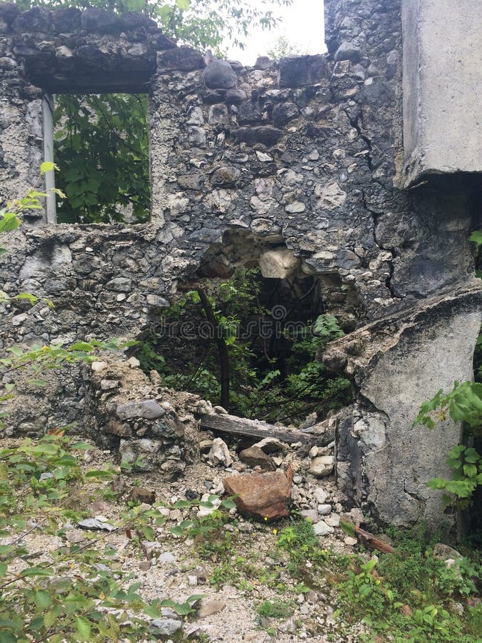 Decay and Structural Damage in Building Stock Photo - Image of ...