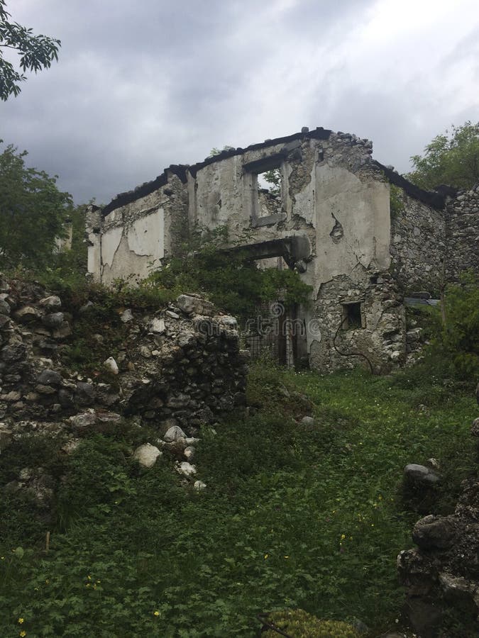 Decay and Structural Damage in Building Stock Photo - Image of basic ...