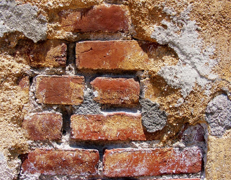 Decayed Brick Wall stock image. Image of abandoned, buildings - 7208239