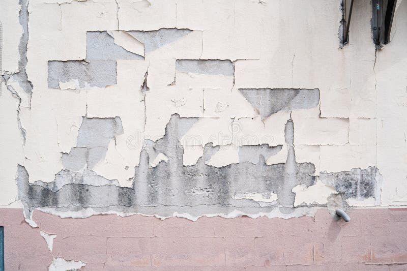 Decayed and Destroyed Plaster Wall Texture Stock Image - Image of wall ...