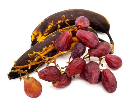 Decayed Fruit Isolated on White Background Stock Image - Image of fruit ...