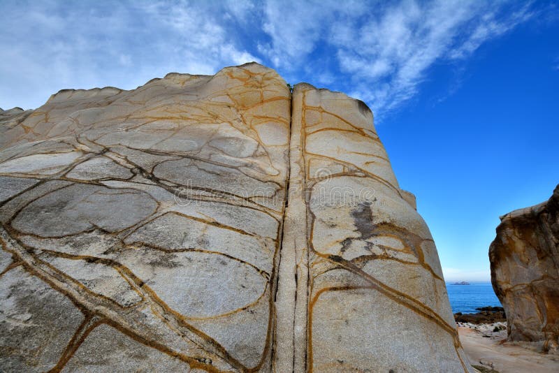 Decayed Granite Rock As Ball, Fujian, China Stock Photo - Image of ...