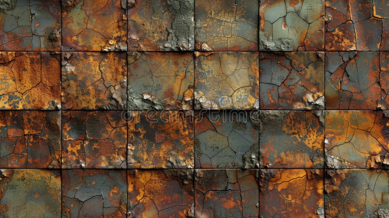 Decayed Metal Exhibits Rusty Texture, with Rough and Uneven Surfaces ...