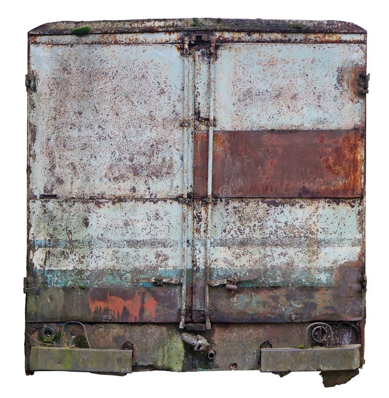Decayed Rusty Nameless Car Van for Transportation of Agricultural ...